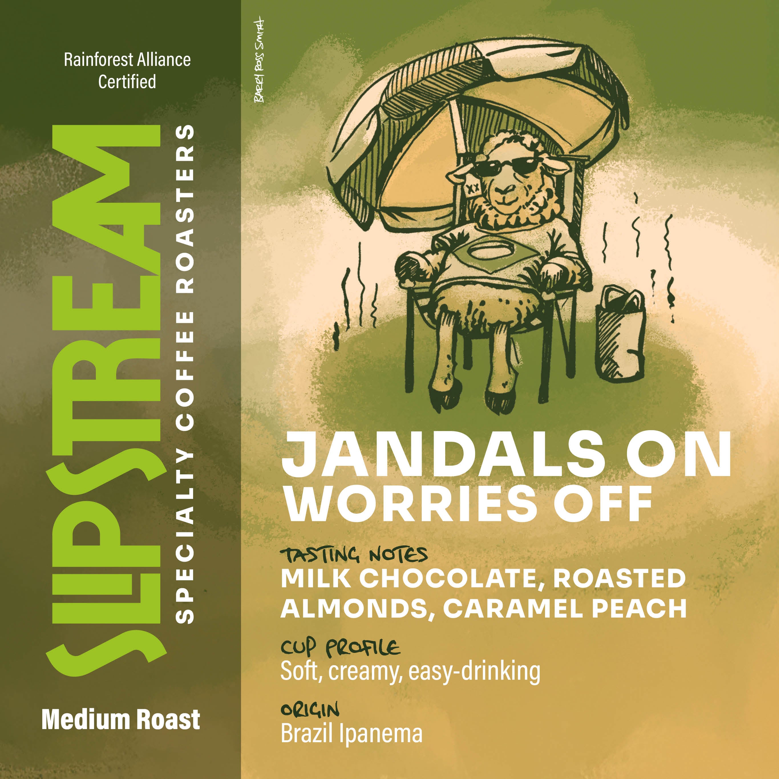 Jandals On, Worries Off – Slipstream Coffee